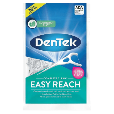 DenTek Complete Clean Easy Reach Floss Picks, ADA Accepted, Y-Shape