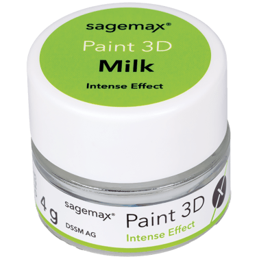Paint 3D, Intense Effect, Milk