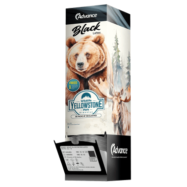 Advance Elastics - Wildlife of Yellowstone Park, Medium (4.5oz) Black ...