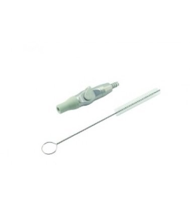 Autoclavable Saliva Ejector Valve & Lever, Standard, Single Gray