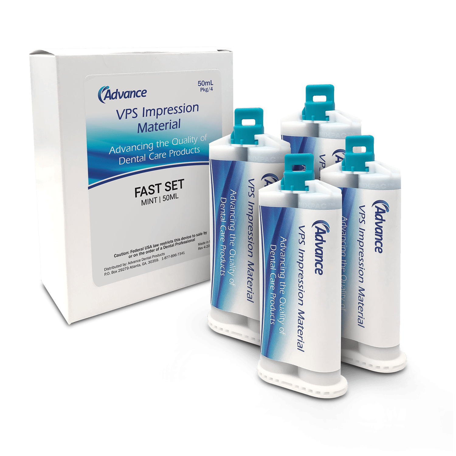 Advance VPS Impression Material, Fast Set, Heavy Body, Unflavored